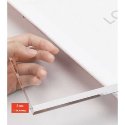 A4 display board | transparent acrylic magnetic panel sign | wall ...