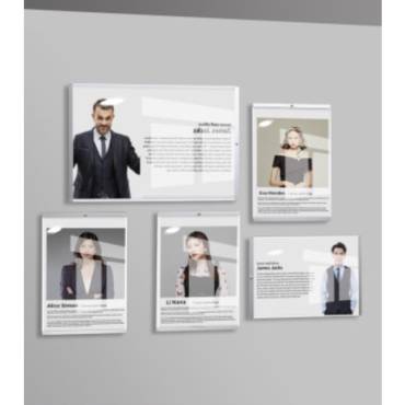 A4 display board | transparent acrylic magnetic panel sign | wall ...