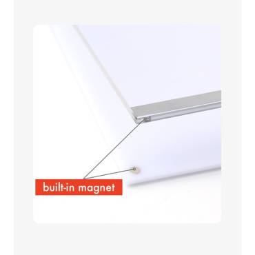 A4 display board | transparent acrylic magnetic panel sign | wall ...