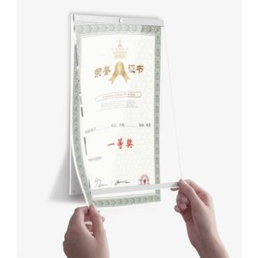 A4 display board | transparent acrylic magnetic panel sign | wall ...